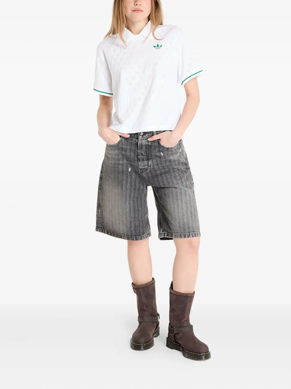 Adidas Tennis Climacool logo-detail Polo Shirt | White | FARFETCH