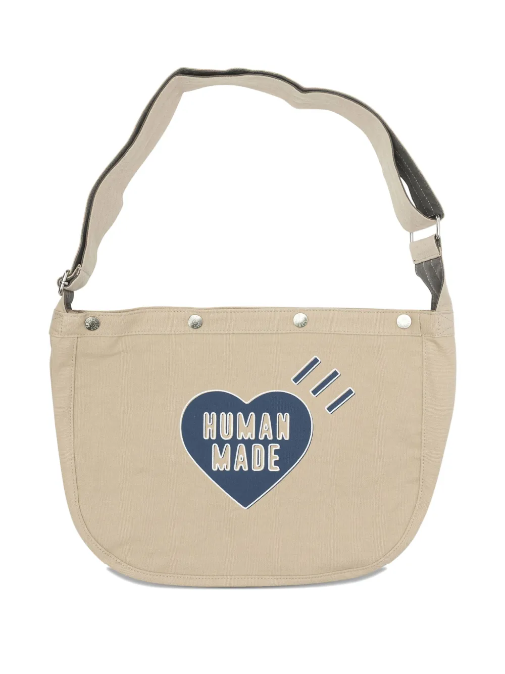 Human Made Bolsa Tiracolo Com Logo | Neutro | FARFETCH BR