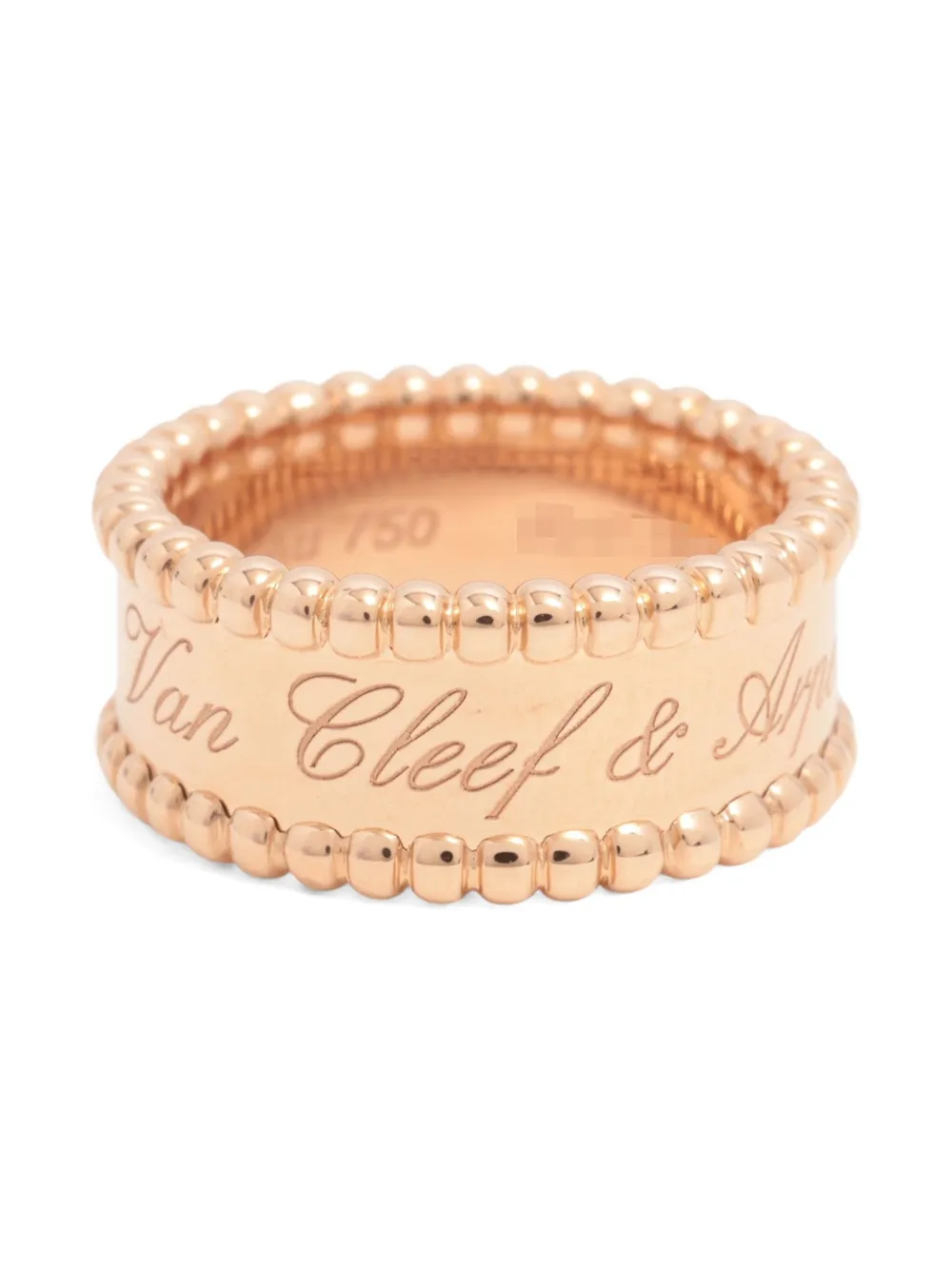 Van Cleef & Arpels Pre-Owned Anillo En Oro Rosa De 18kt Con Logo ...