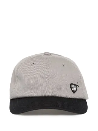 Human Made logo-patch Baseball Cap | Grey | FARFETCH