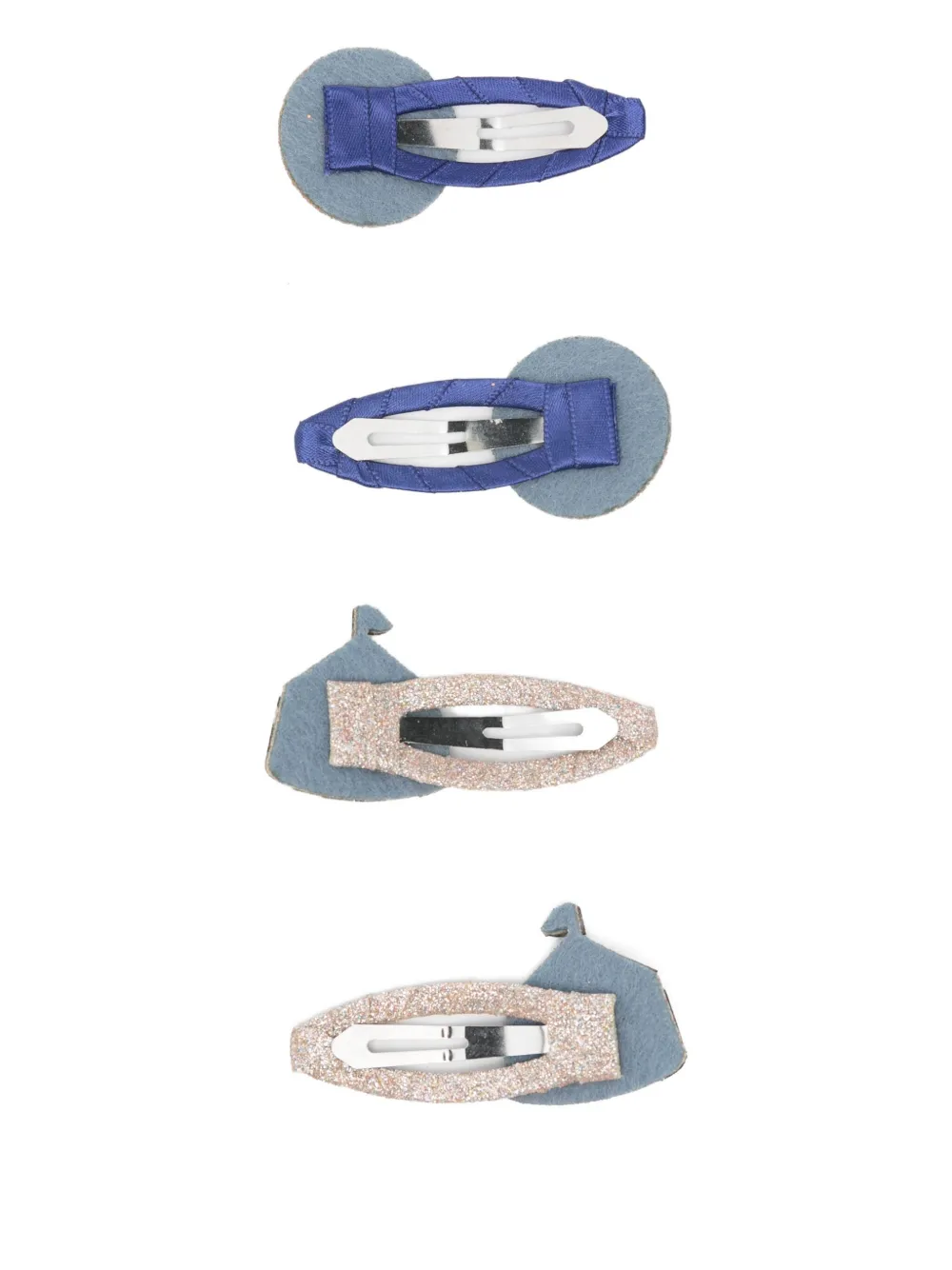 Mimi & Lula Set De Cuatro Clips Para El Cabello Con Detalle | Azul ...