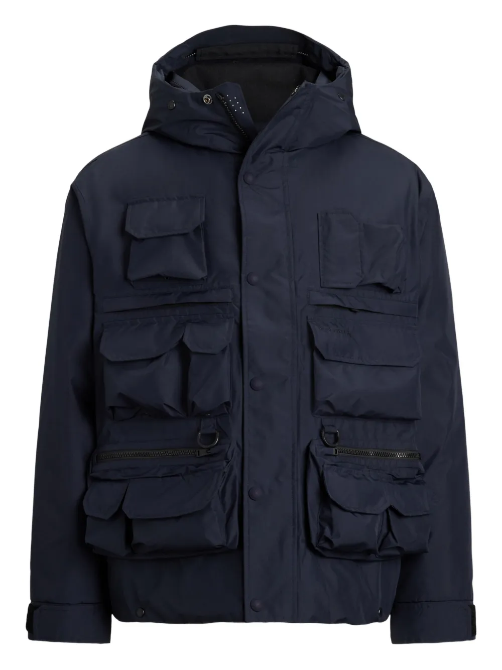 Polo Ralph Lauren Hooded Pocket Jacket | Blue | FARFETCH ZA