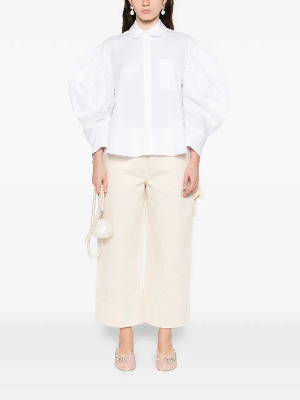 Simone Rocha belt-loop Jeans | ニュートラル | FARFETCH JP