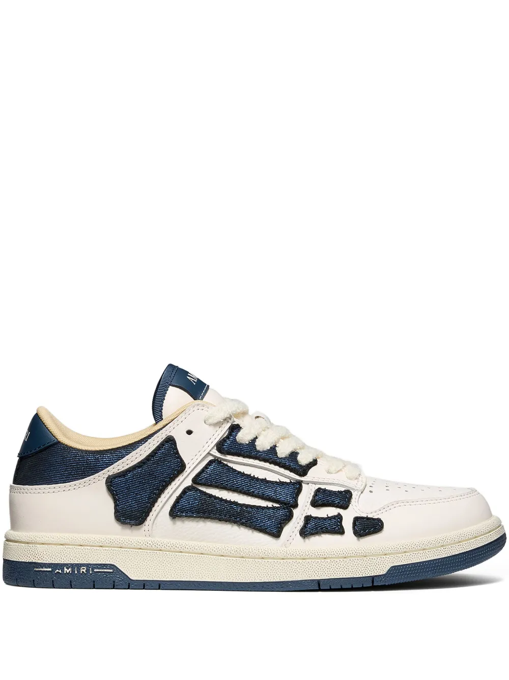 AMIRI Denim Skel Top Low 运动鞋 | 中性色 | FARFETCH CN