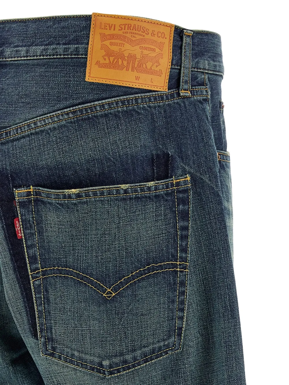 Junya Watanabe MAN x Levi's® stonewashed jeans - Blue - Curated Menswear