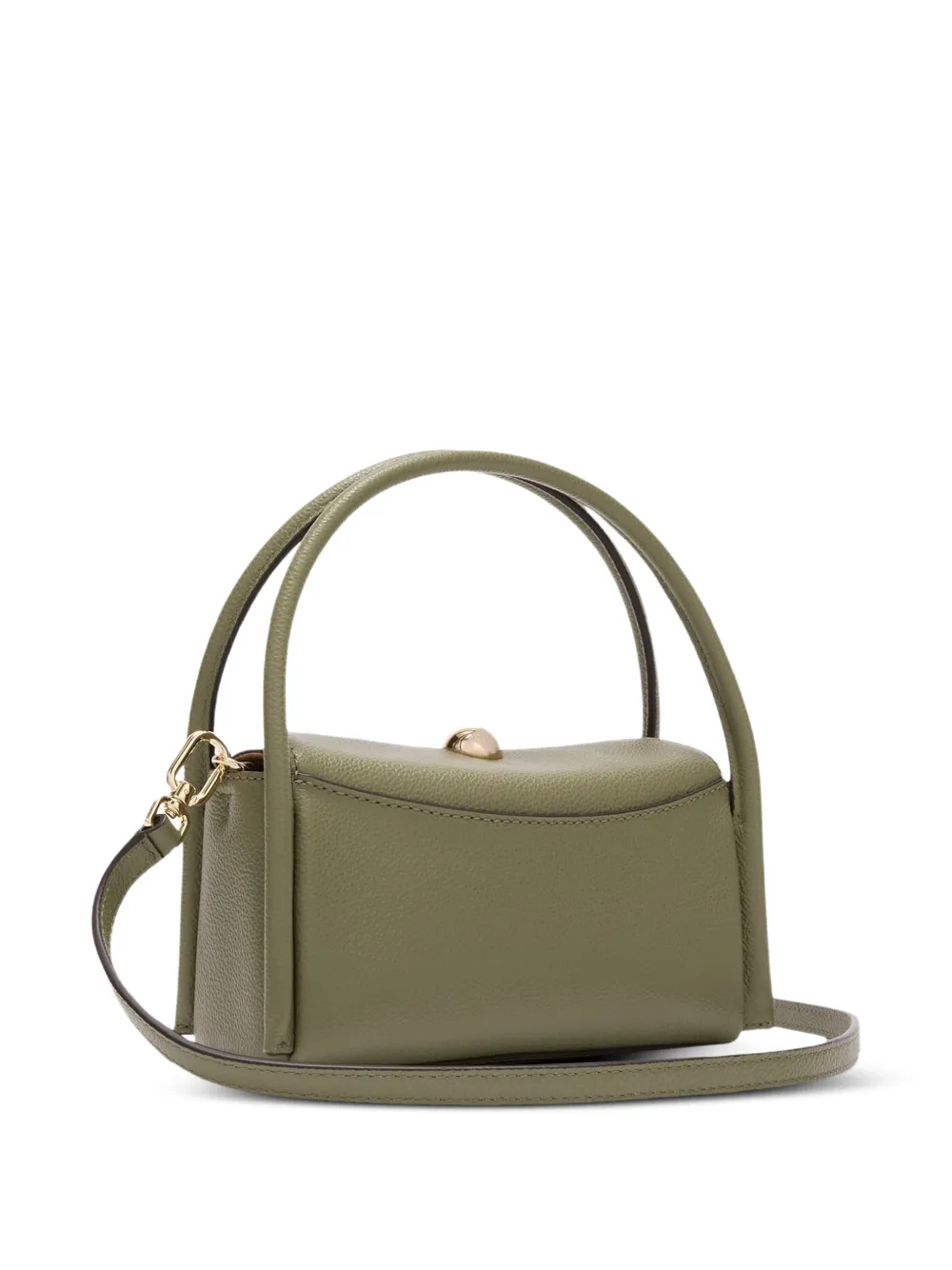 Furla Square Grained Boston Tote Bag | Green | FARFETCH AU