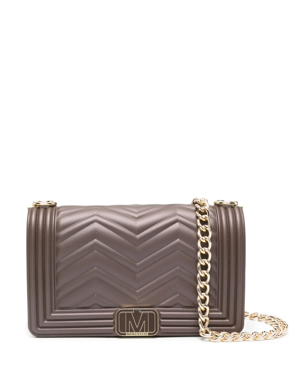 Marc Ellis Medium Flat Wave Cross Body Bag | Brown | FARFETCH