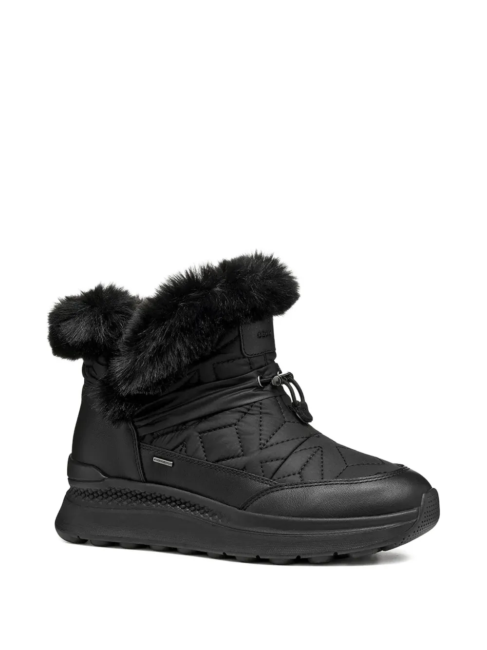 Geox Spherica Actif X2 Abx Quilted Boots | Black | FARFETCH AU