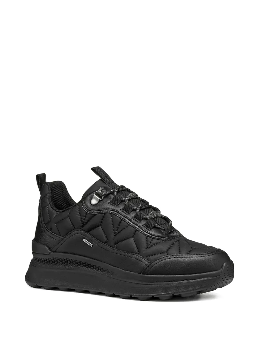 Geox Spherica Actif X2 ABX Quilted Sneakers | Black | FARFETCH CA