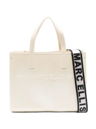 Marc Ellis Flat Go Logo Strap Tote Bag | Neutrals | FARFETCH