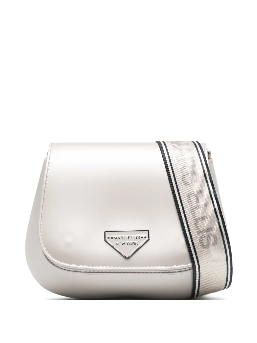 Marc Ellis logo-strap Shoulder Bag | Cinza | FARFETCH BR