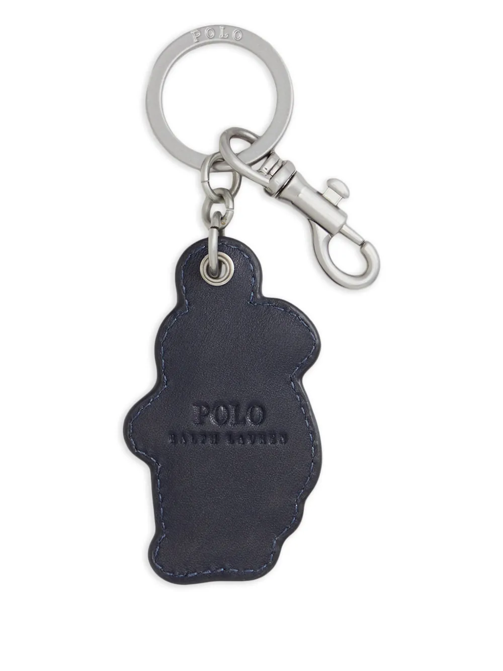 Polo Ralph Lauren embroidered-polo Bear Leather Key Fob | Blue ...