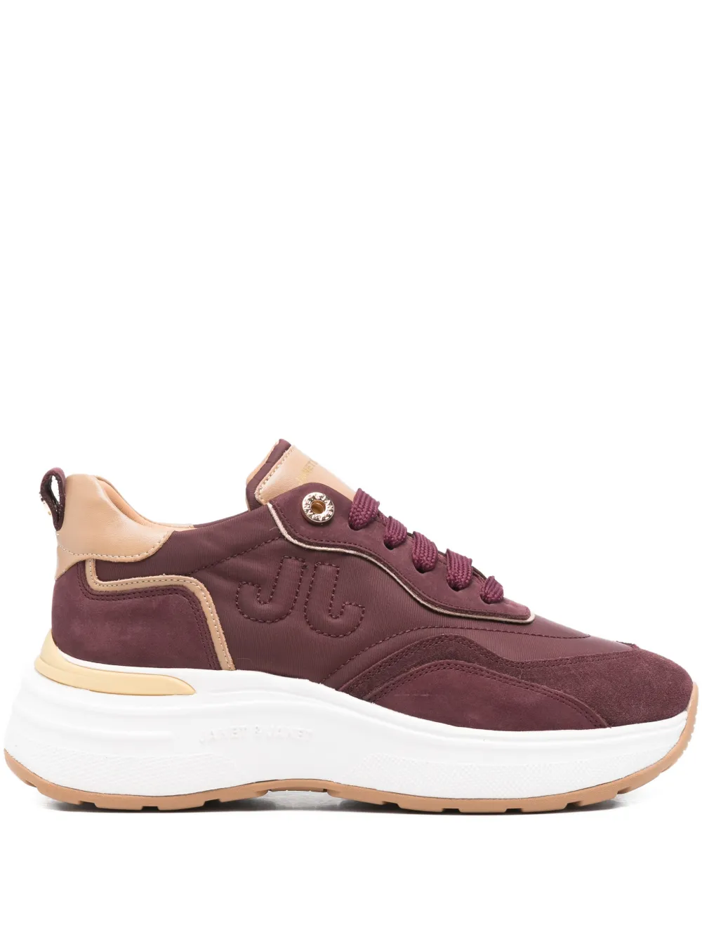 JANET & JANET 50mm logo-detail Sneakers | Red | FARFETCH