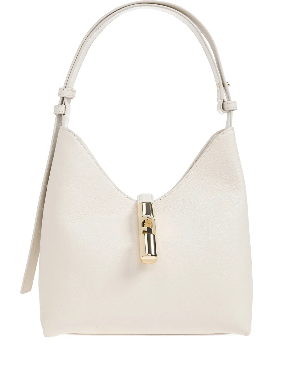 Furla lock-detail Tote Bag | Neutrals | FARFETCH UK