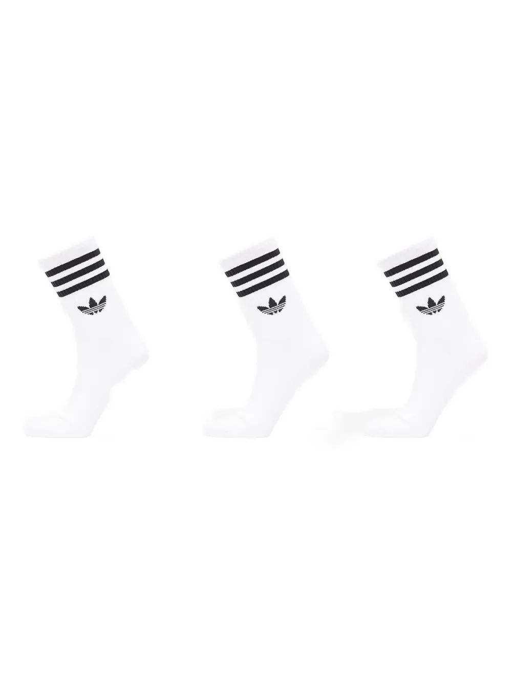 Adidas Stripes Logo Detail Socks (pack Of three) | White | FARFETCH