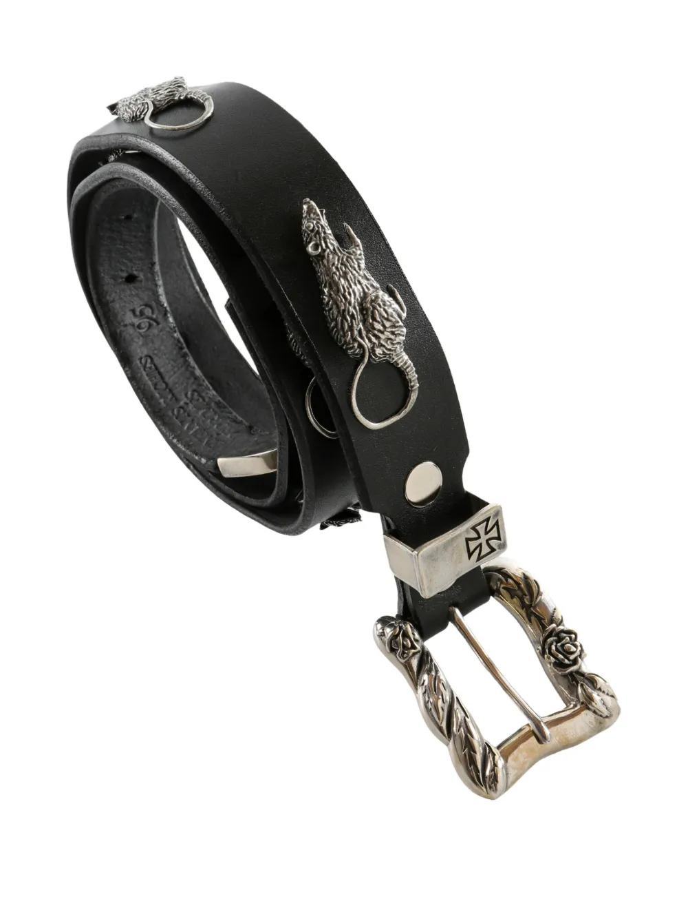 Enfants Riches Deprimes Rat Chase Buckle Belt In Black | ModeSens