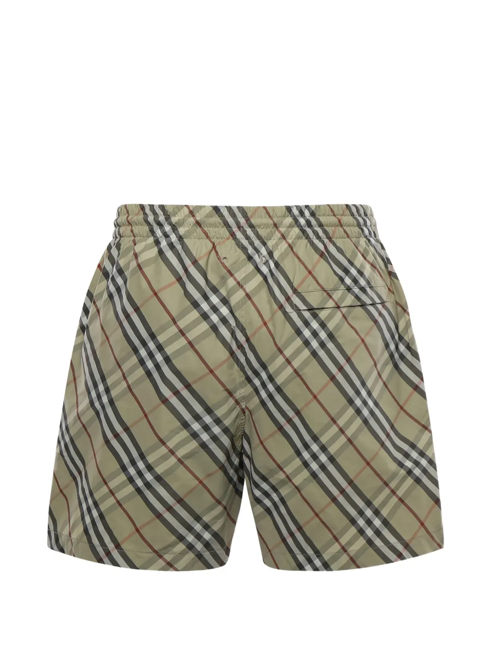 Burberry check-pattern Drawstring Swim Shorts | Verde | FARFETCH MX