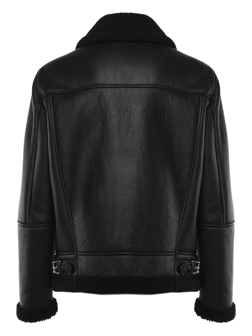 Giuliano Galiano Chicago Leather Jacket | Black | FARFETCH