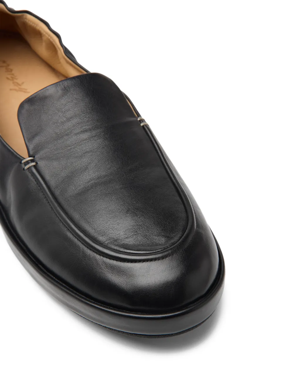Marsèll Scatopelle gathered slip-on loafers Zwart - Schoenen.nl