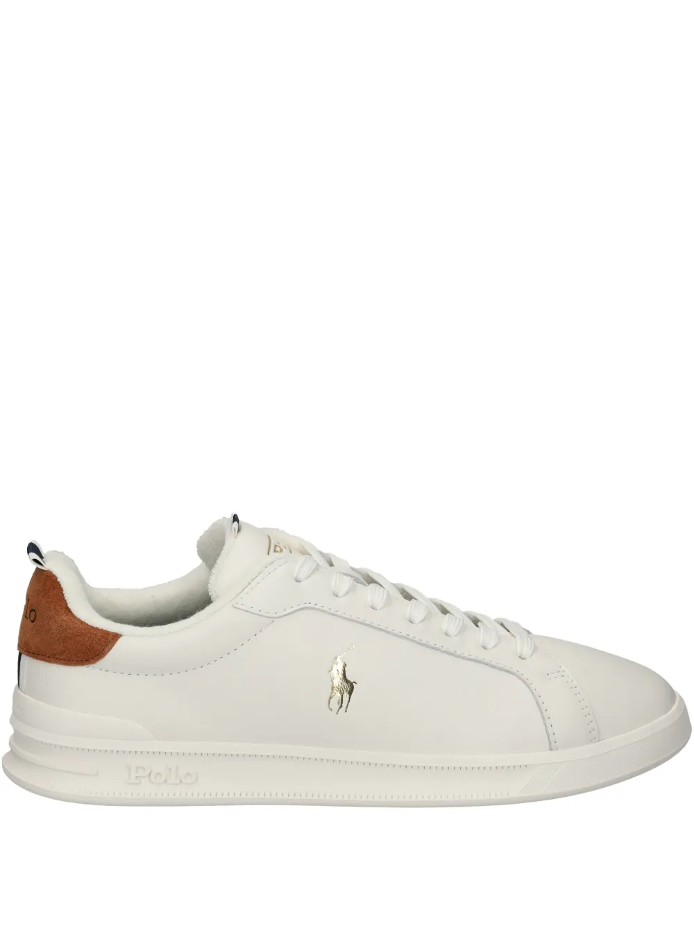 Polo Ralph Lauren Heritage Court II lace-up Logo Senakers | 白色 ...