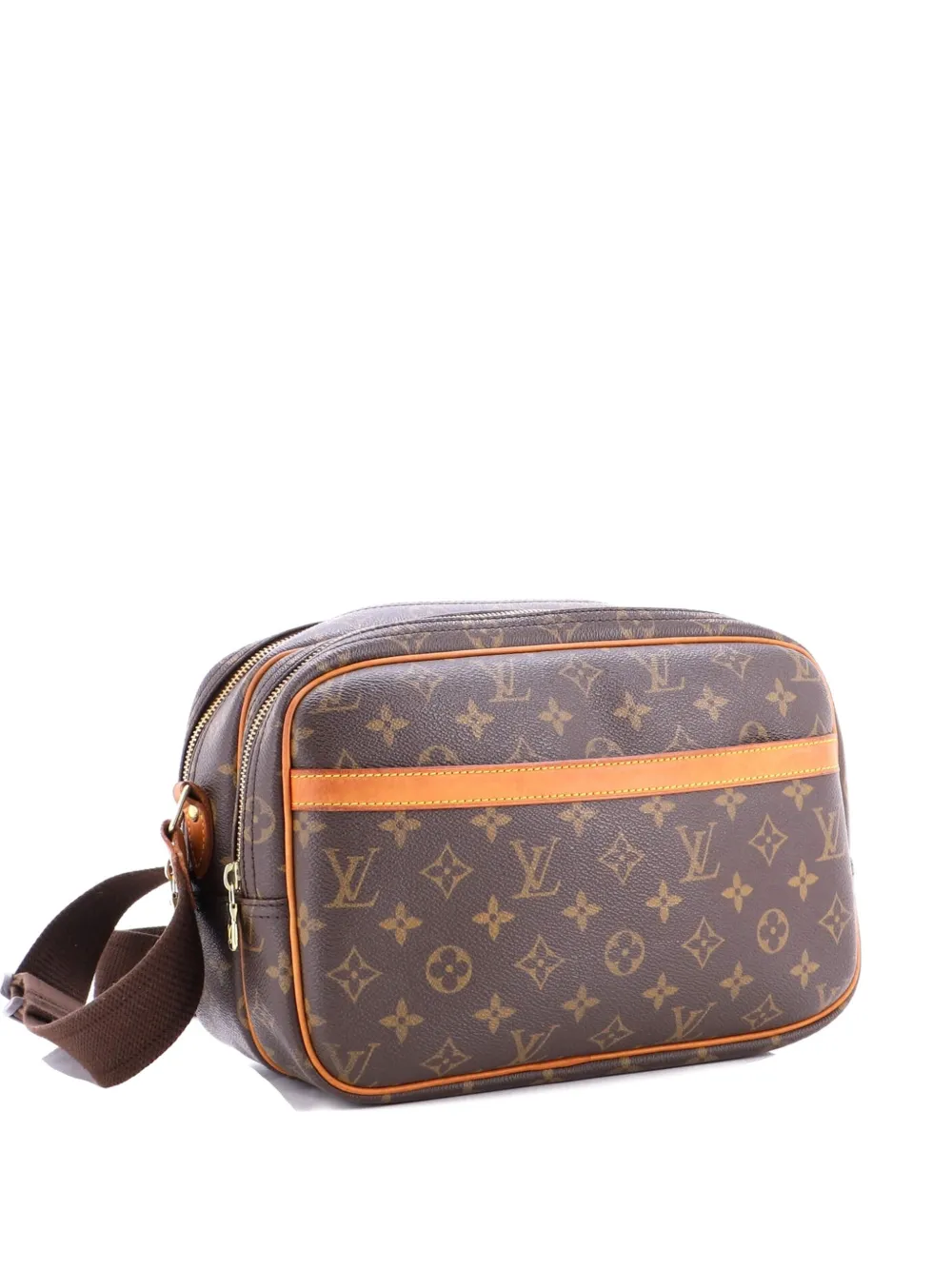 Louis Vuitton Pre-Owned Reporter Bag Monogram Canvas PM Crossbody Bag ...