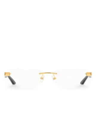 Maybach Eyewear Rimless Glasses | Gold | FARFETCH