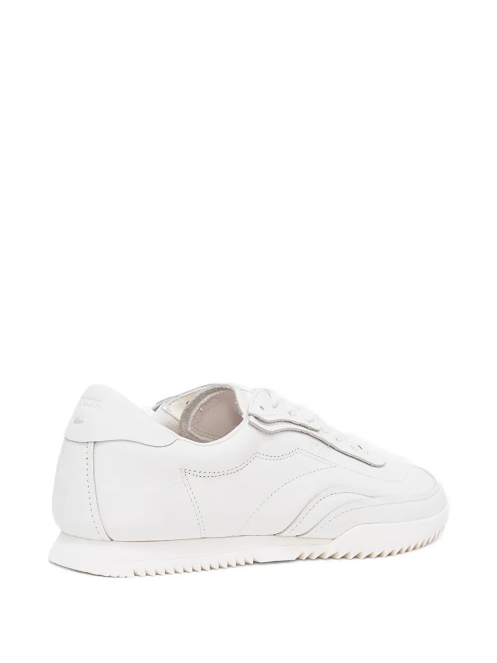 BOSS logo-embossed Leather Sneakers | White | FARFETCH