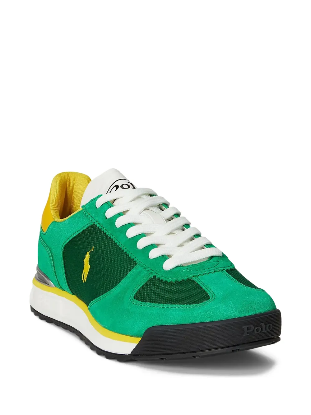 Polo Ralph Lauren logo-detail Sneakers | Vert | FARFETCH FR