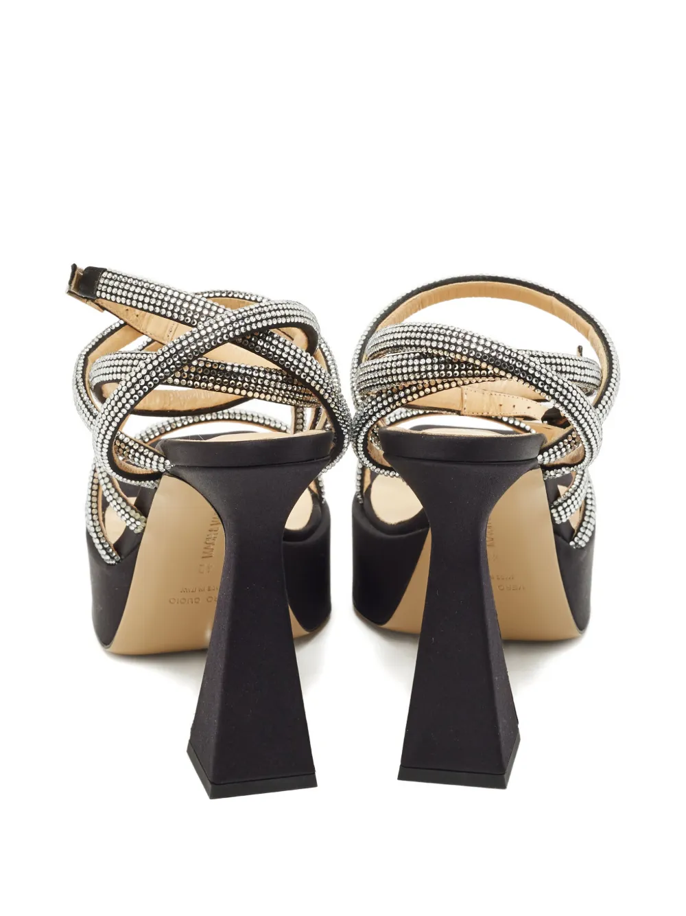 MACH & MACH Sydney Platform Sandals | 黑色 | FARFETCH CN