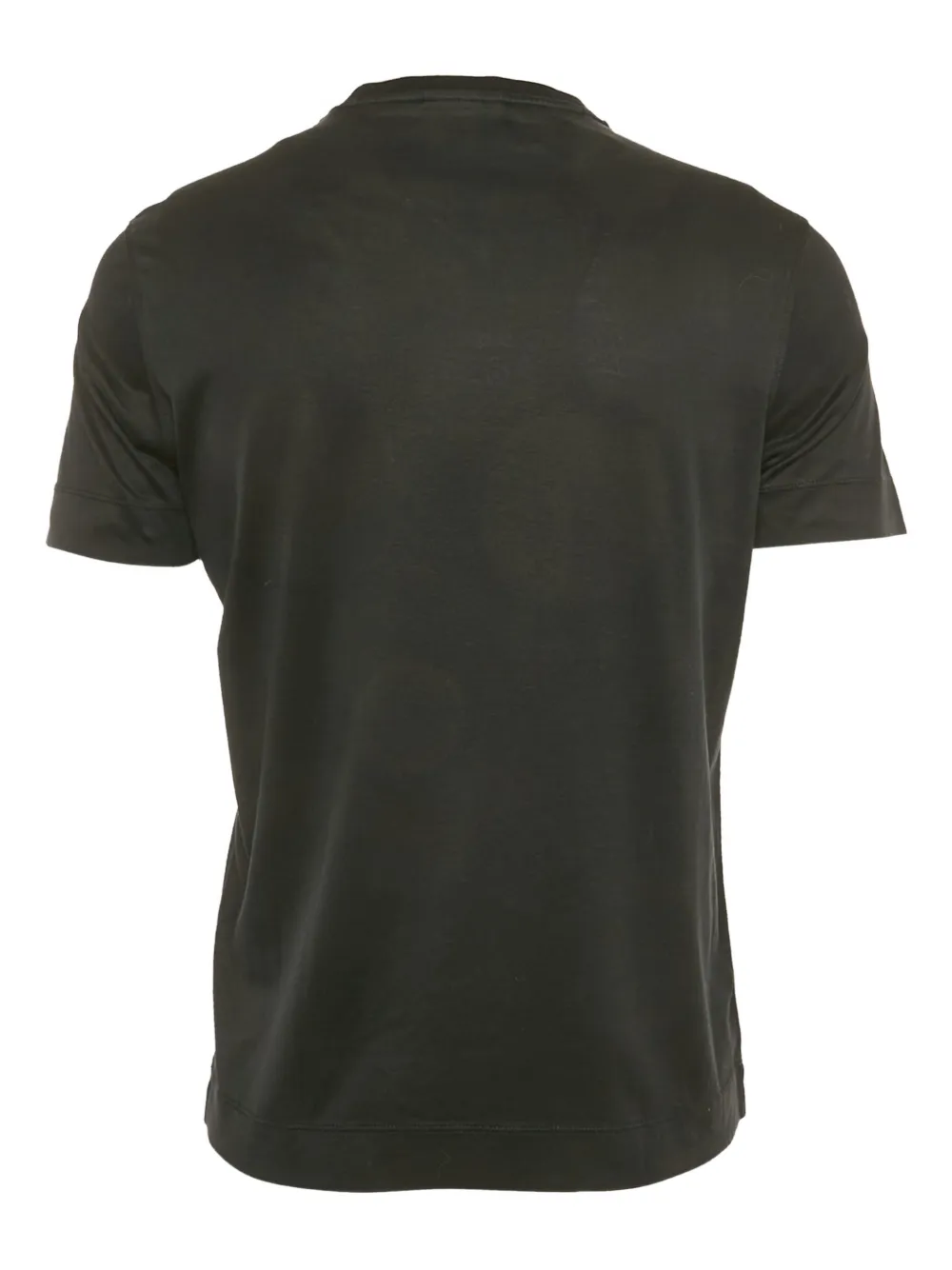Emporio Armani Pre-Owned logo-embroidered T-shirt | Negro | FARFETCH MX