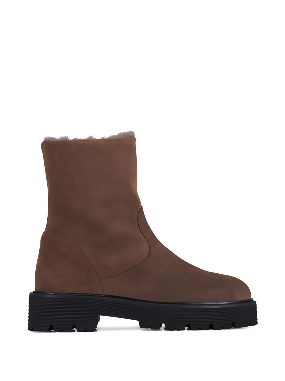 Aquatalia Suede lug-sole Ankle Boots | Brown | FARFETCH UK