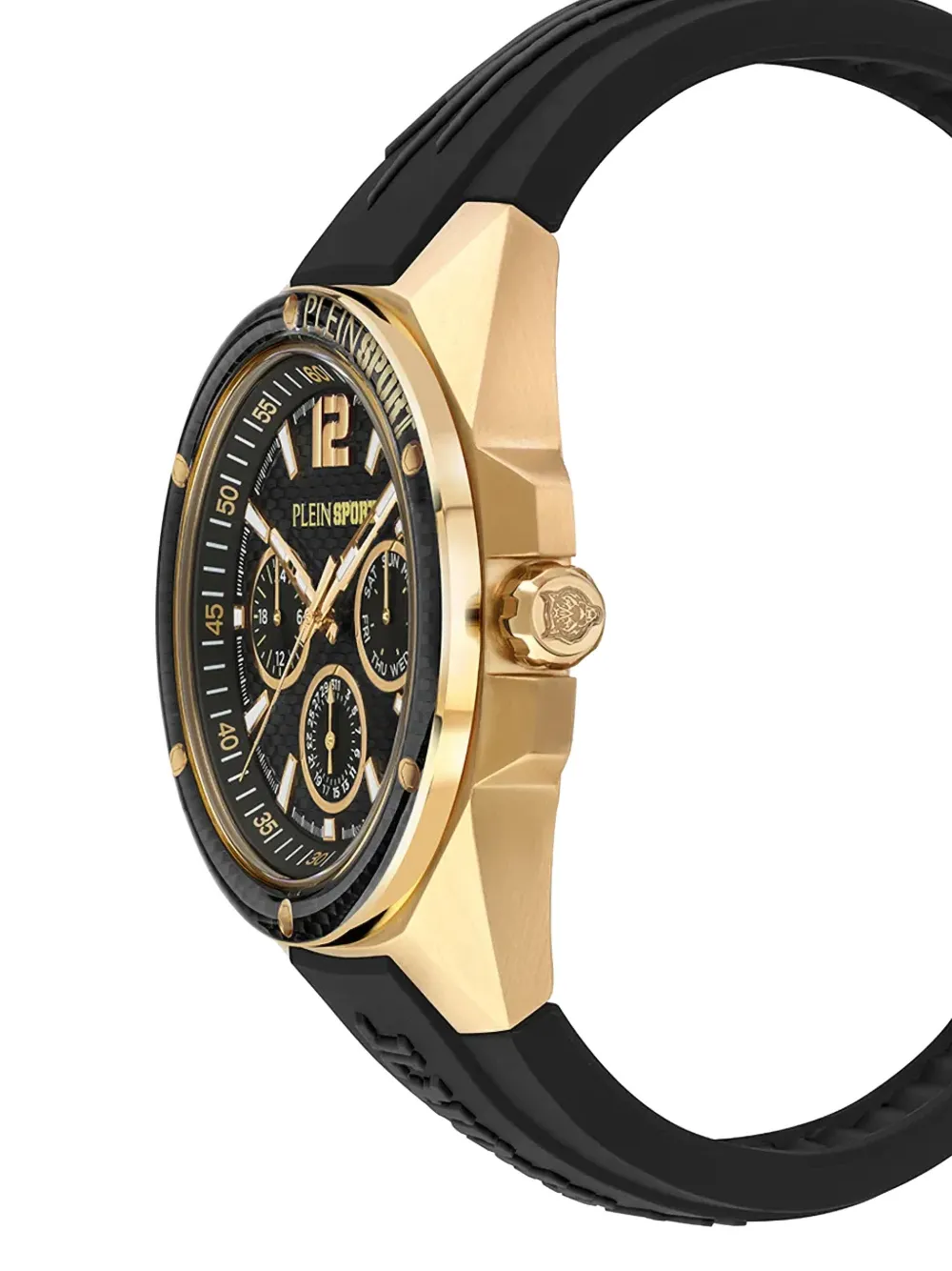 Plein Sport Gold Tone Watch | Black | FARFETCH ZA