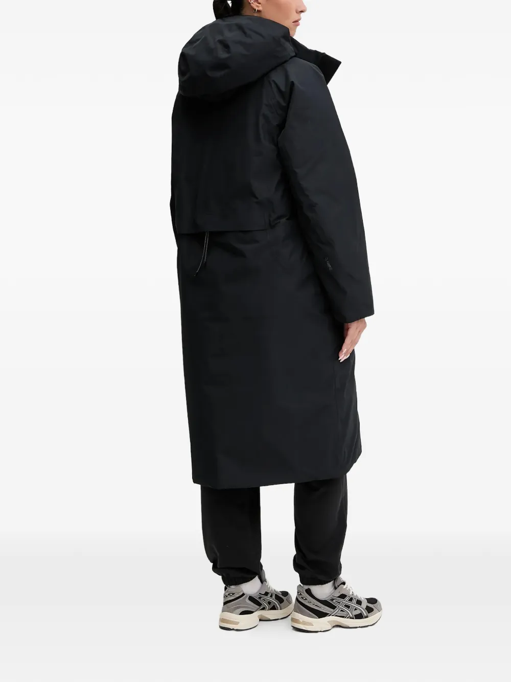 Peak Performance Hooded Parka Coat | Black | FARFETCH UK