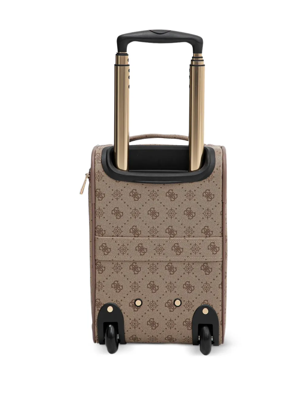 GUESS USA Silia 4G Monogram Zip Luggage | Brown | FARFETCH