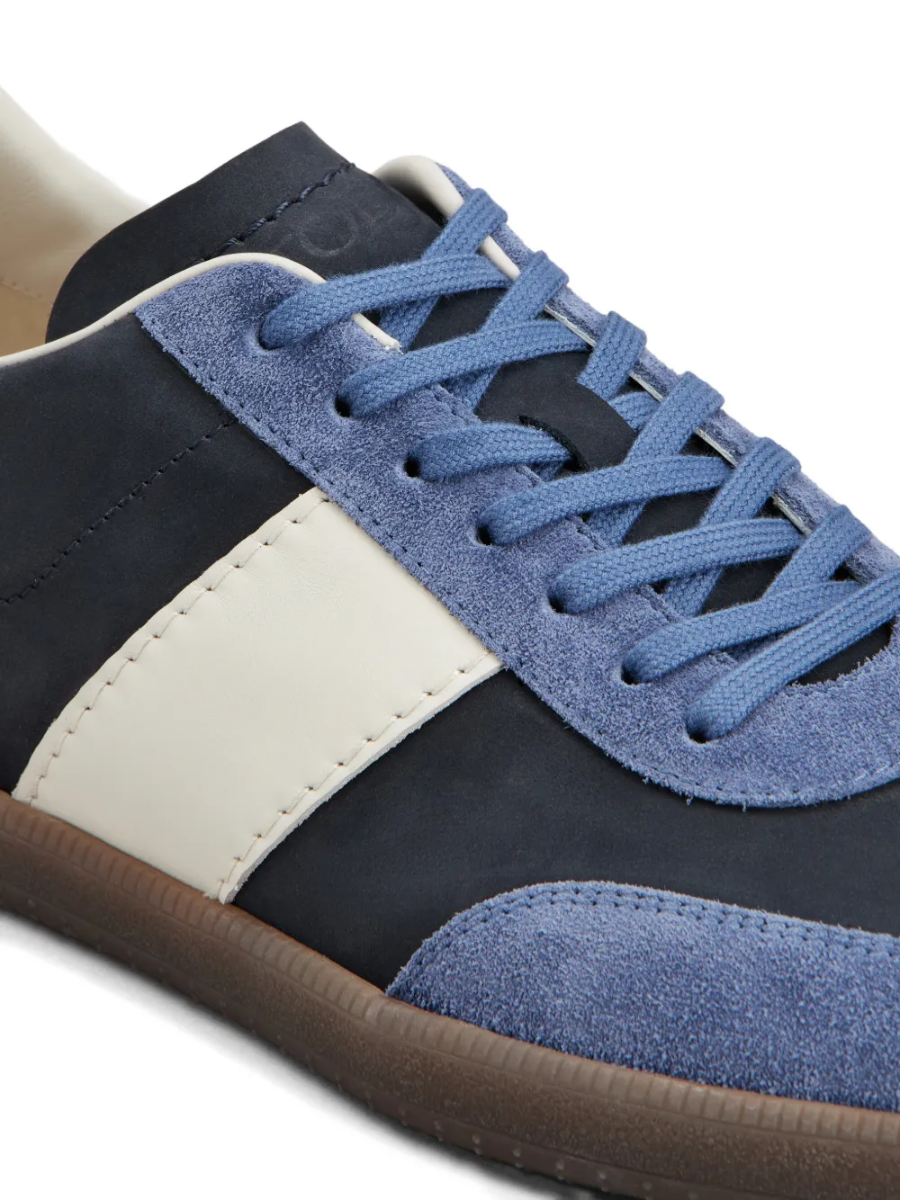 Tod's Sneakers met gestreept vlak en veters Blauw - Schoenen.nl