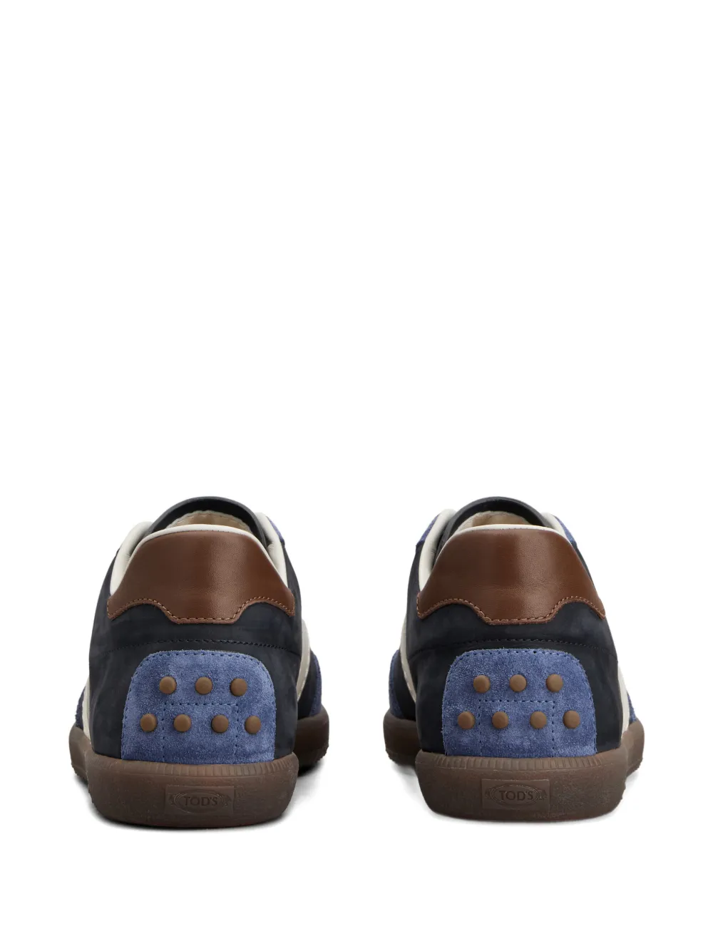 Tod's Sneakers met gestreept vlak en veters Blauw - Schoenen.nl