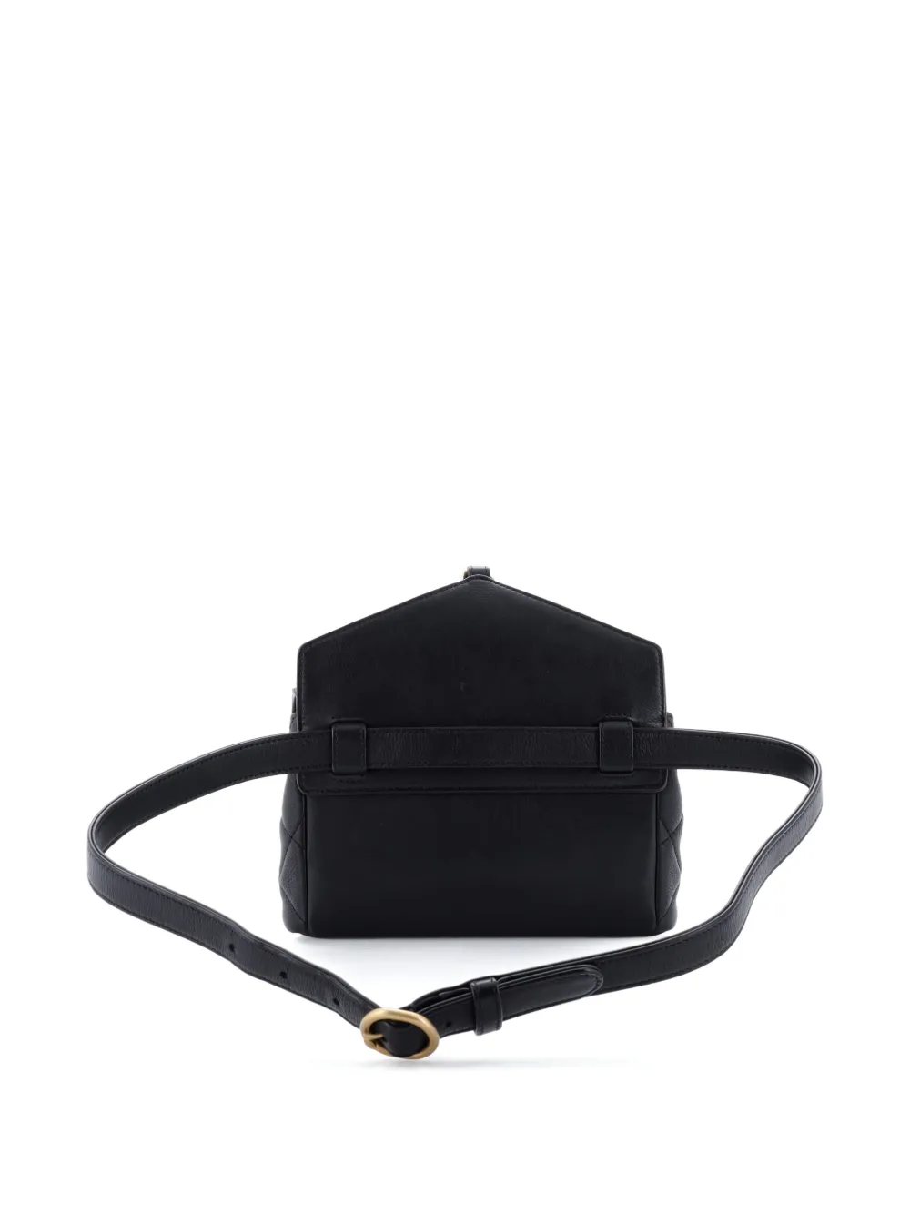 CHANEL Pre-Owned Carry With Chic Chain Flap Waist Bag Quilted Calfskin ...