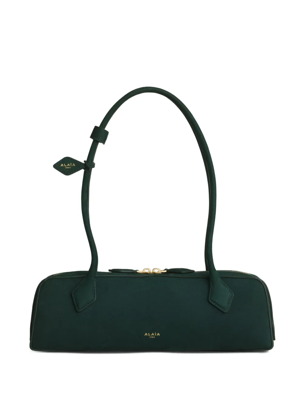 Alaïa Medium Le Teckel Shoulder Bag | Green | FARFETCH AU