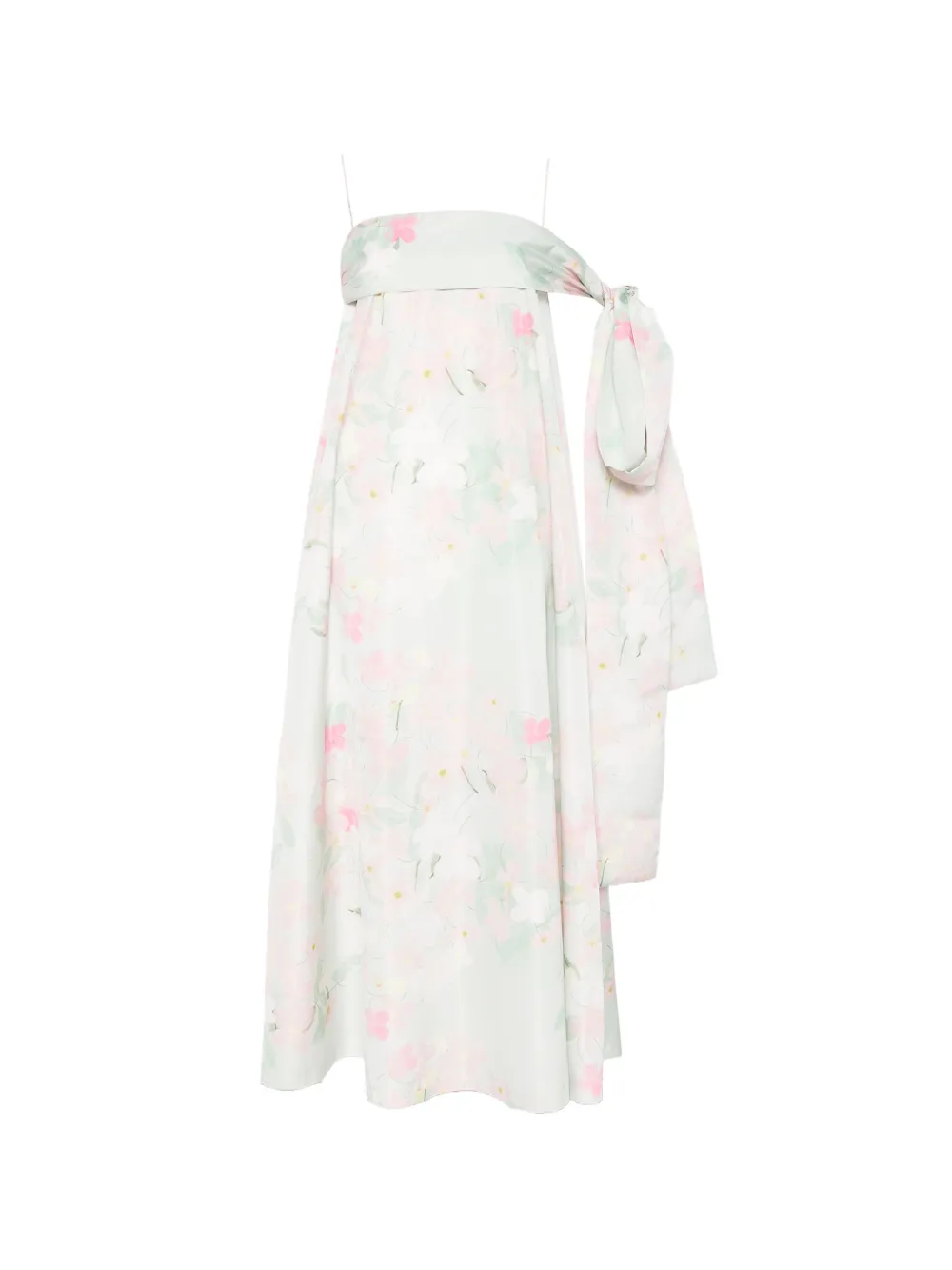Bernadette Bailey floral-print bow-detail Dress | Green | FARFETCH AU