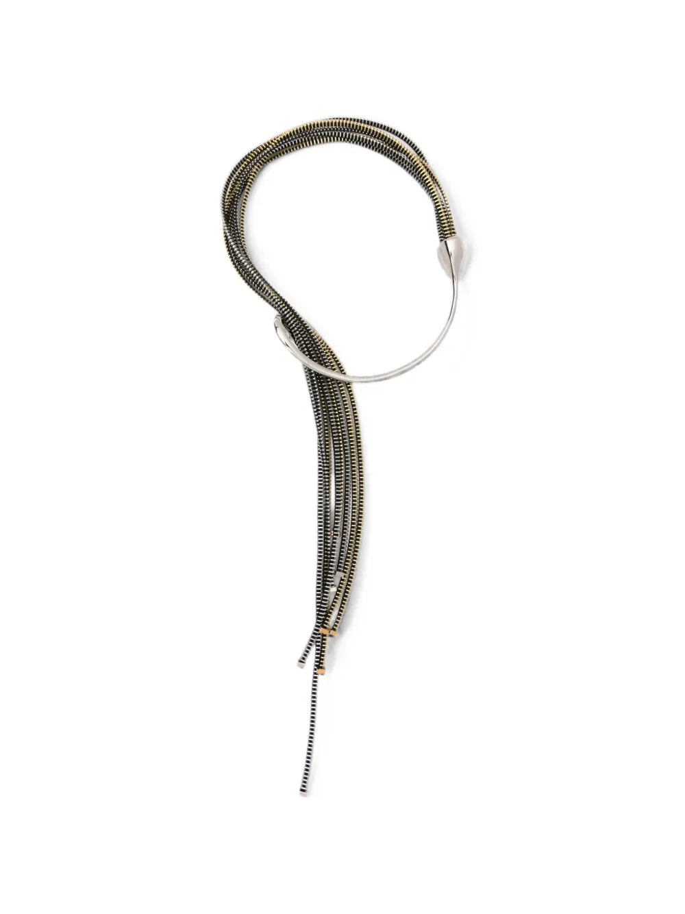 Jean Paul Gaultier zip-detail Necklace | Silver | FARFETCH