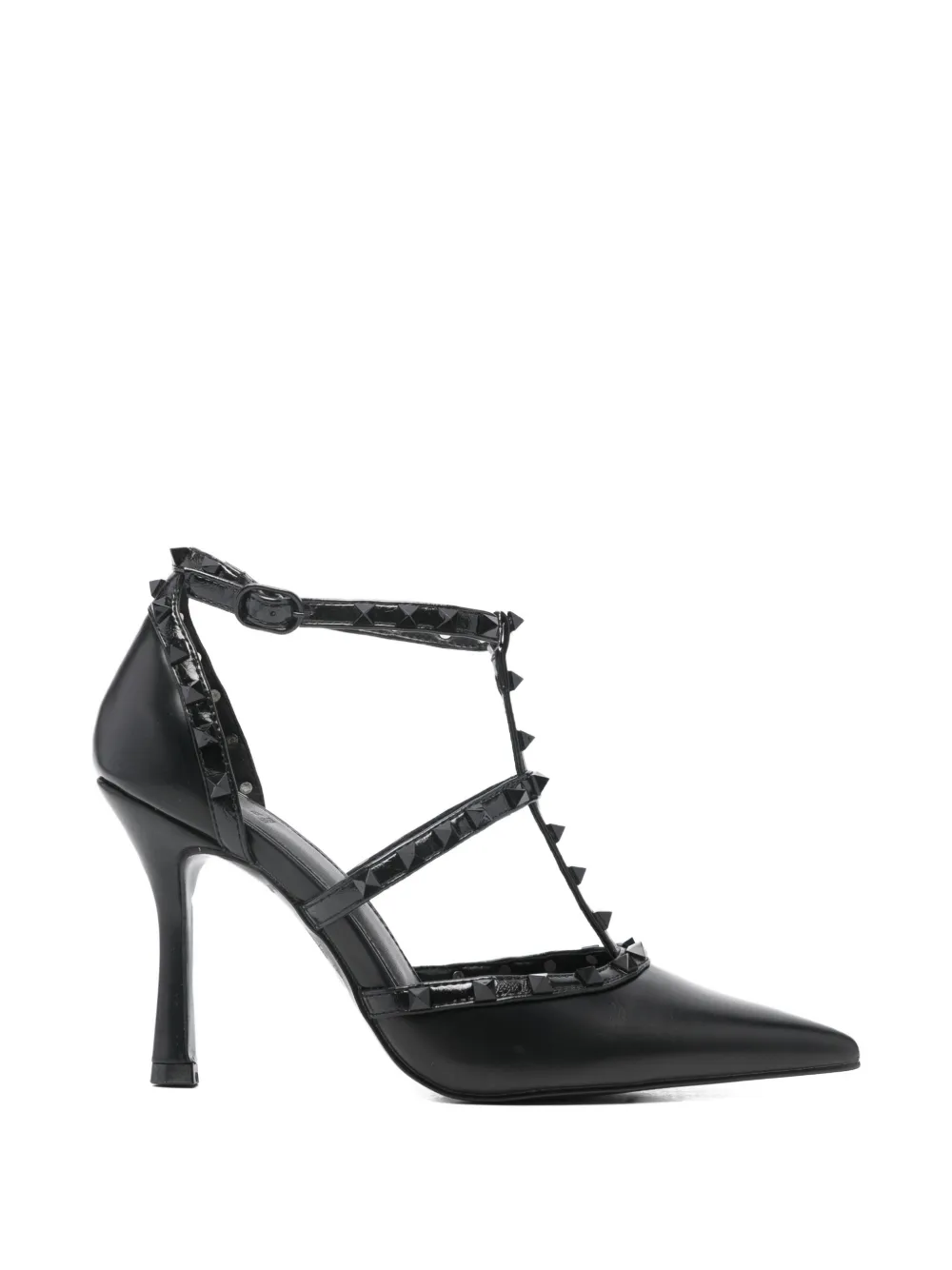 Exè Angelia 815 Studded Leather Pumps | Black | FARFETCH AU