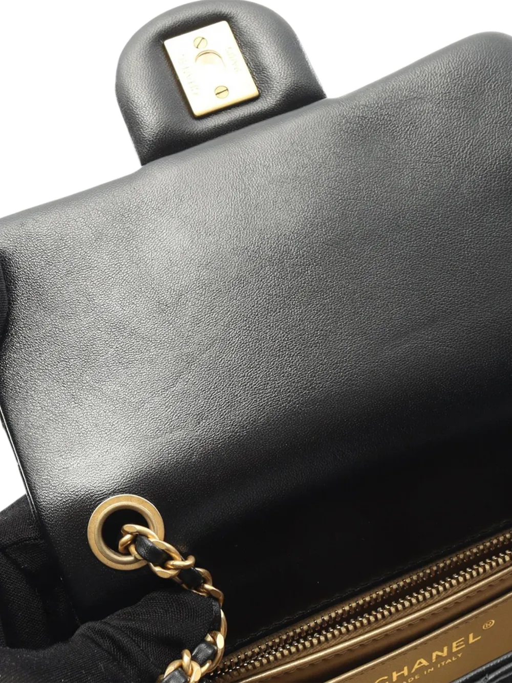 CHANEL Pre-Owned 2021-2025 Mini Square Classic Lambskin Pearl Crush ...