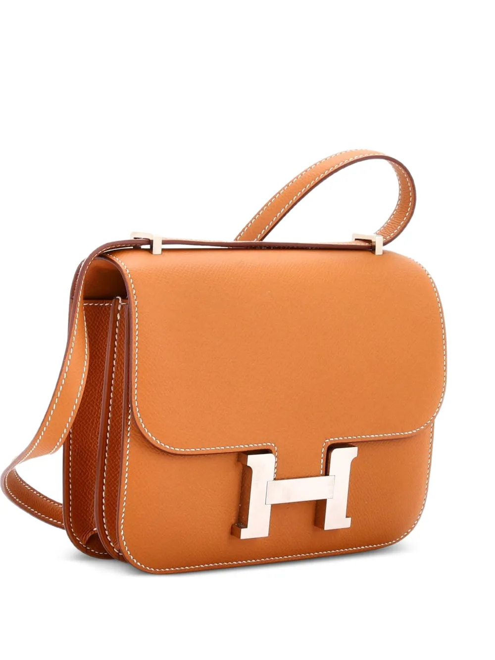 Hermès Pre-Owned Constance Bag Epsom 18 Crossbody Bag | Brown | FARFETCH