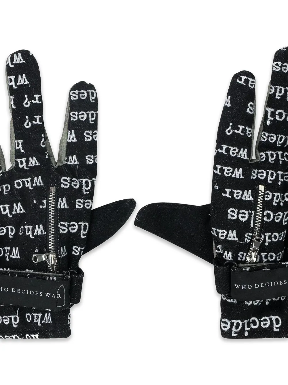 Who Decides War Armour 拉链手套 | 蓝色 | FARFETCH CN