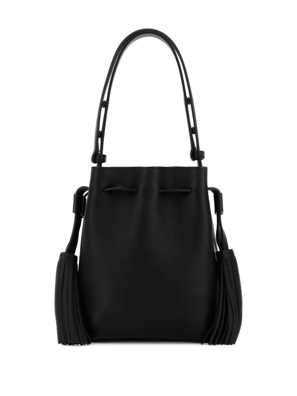 Valentino Garavani Small So Seau Leather Bucket Bag | Black | FARFETCH