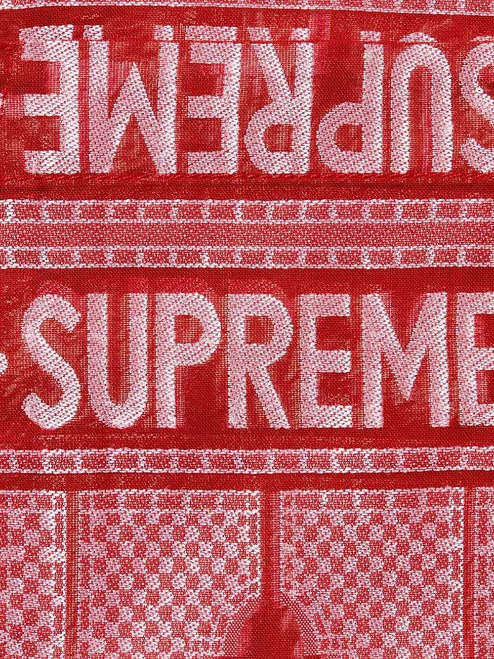 Supreme Tray 提花衬衫 | 红色 | FARFETCH CN