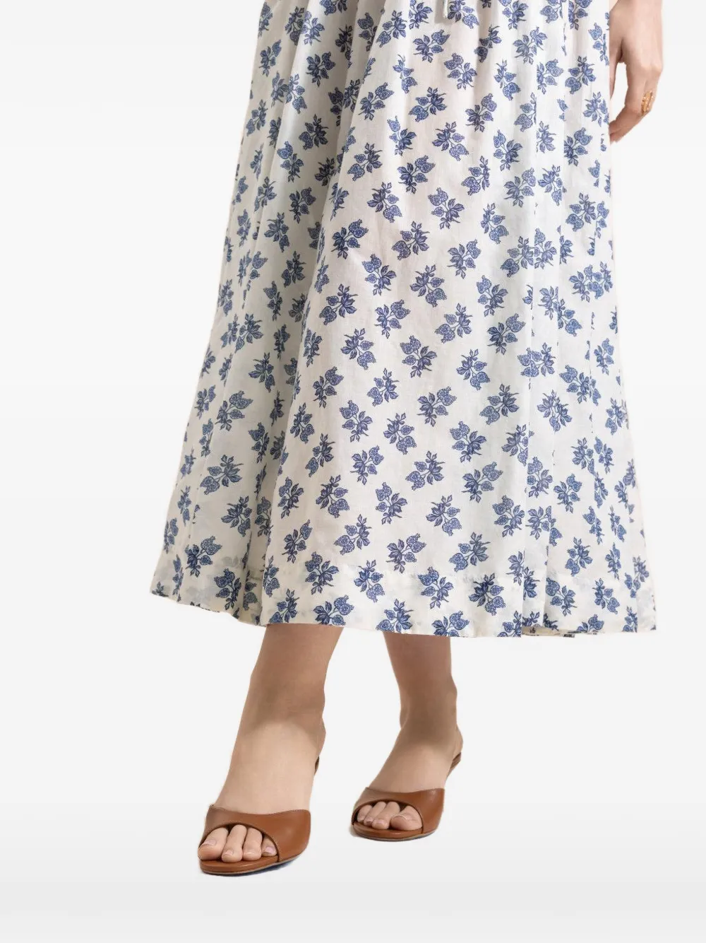 STAUD Brigitte wedge sandals Bruin - Schoenen.nl