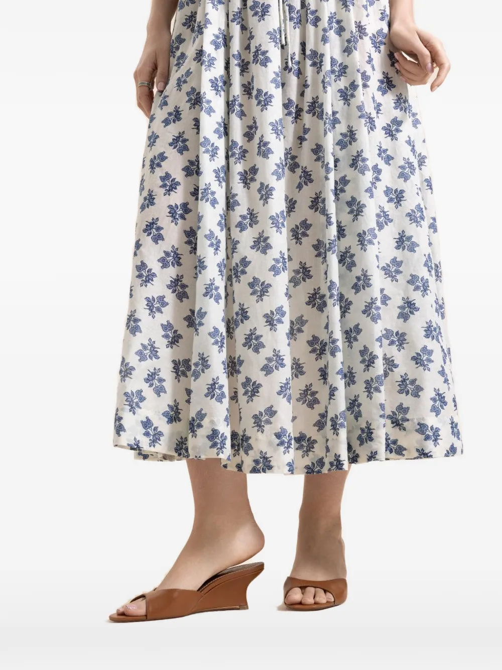 STAUD Brigitte wedge sandals Bruin - Schoenen.nl