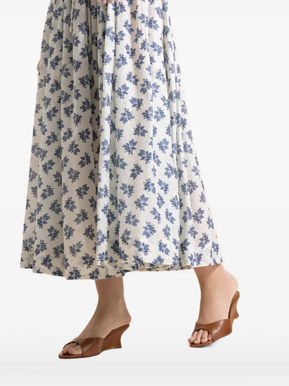 STAUD Brigitte wedge sandals Bruin - Schoenen.nl