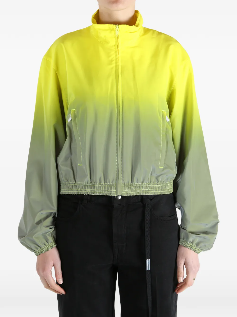 Alexander Wang zip-up Ombre Jacket | Yellow | FARFETCH AU